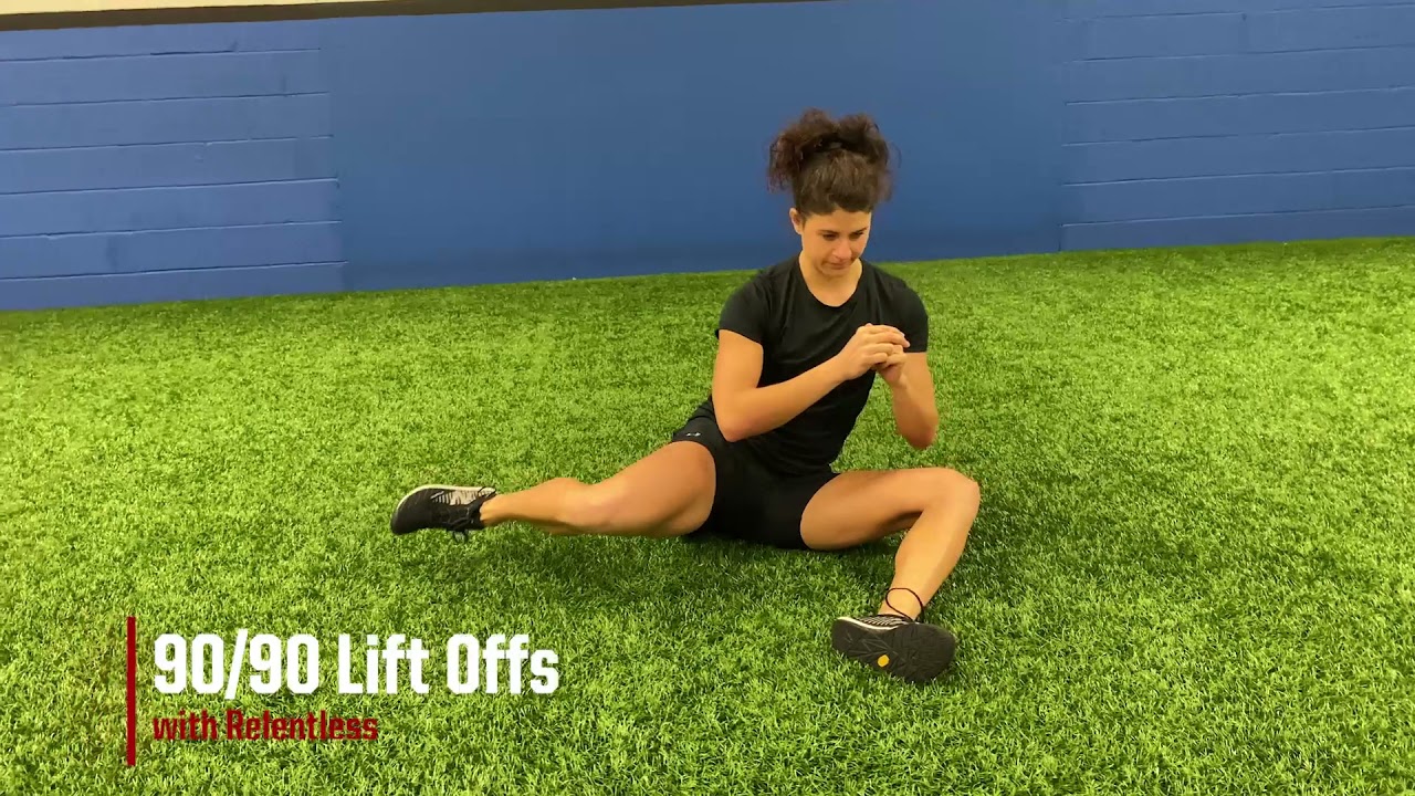 90 90 Hip Lift Offs - YouTube