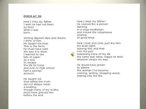 STD IX English Poem at 39 - YouTube