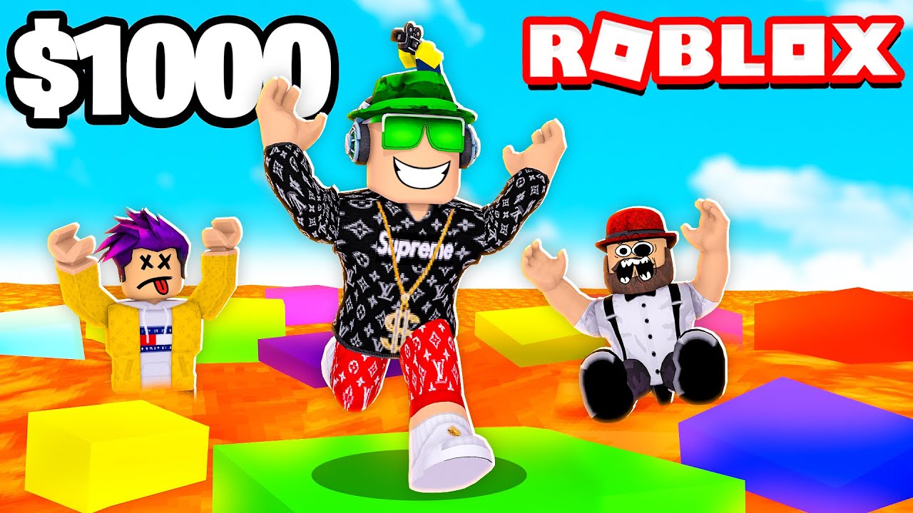 YOU STAND ON WRONG COLOR YOU DIE!!! ROBLOX COLOR RUSH - YouTube