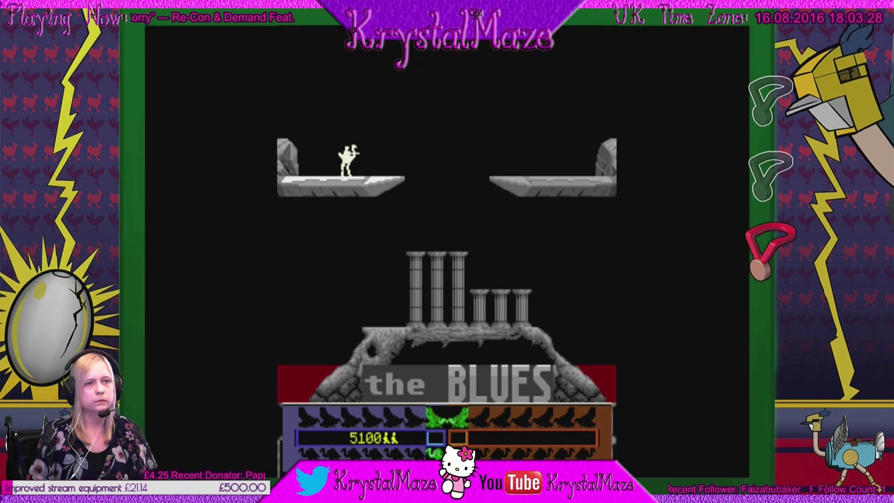 The Joust 2 arcade game form one of the Midway arcade machines - YouTube