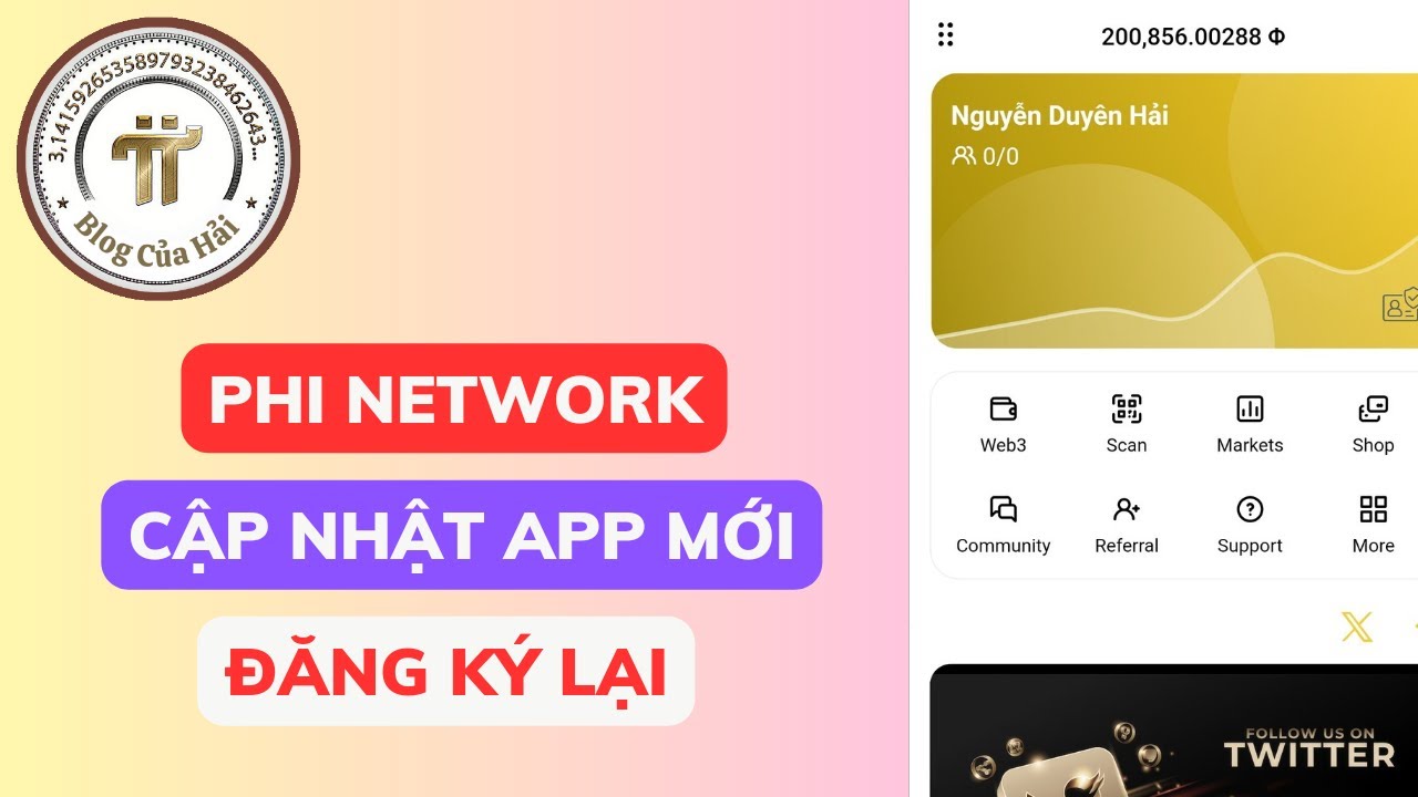 Cập Nhật App Phi Network Thành Phi Exchange Đăng Ký Lại Tài Khoản l Blog Của Hải - YouTube