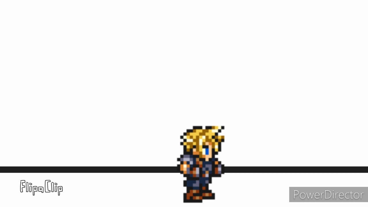 Cloud Strife. (Final Fantasy VII Sprite Animation) - YouTube
