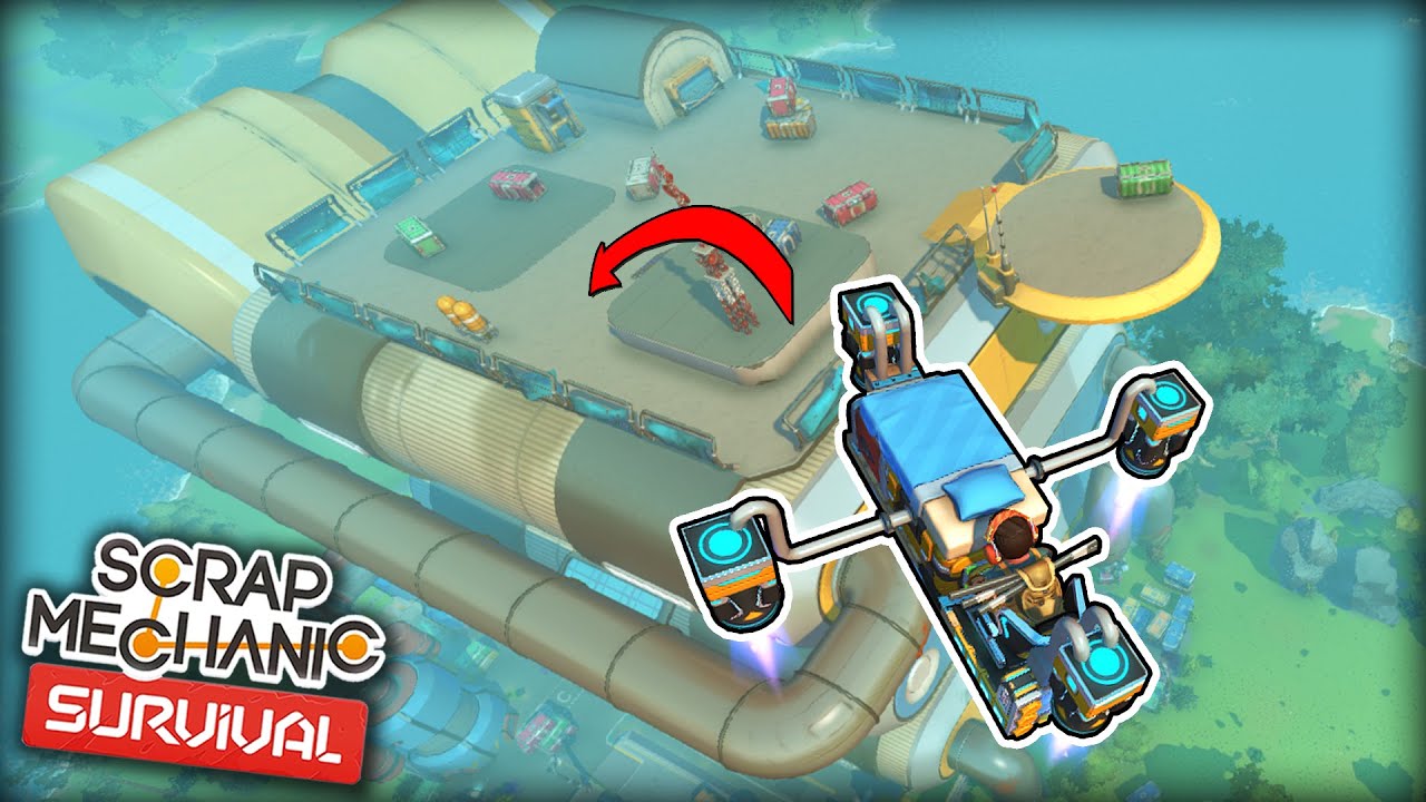 I Tried Sneaking Into a Warehouse by Flying to the Roof! (Scrap ...