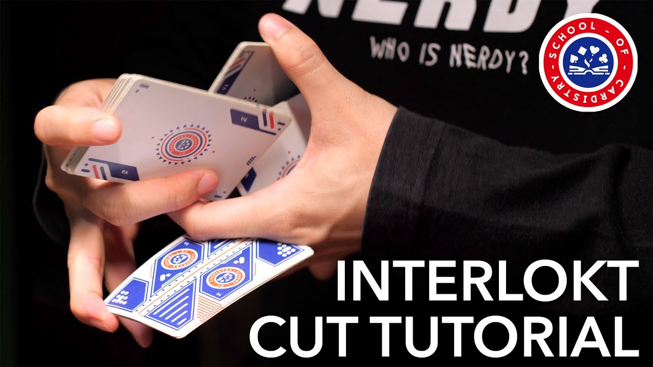 Cardistry for Beginners: Two-handed Cuts - Interlokt Tutorial - YouTube