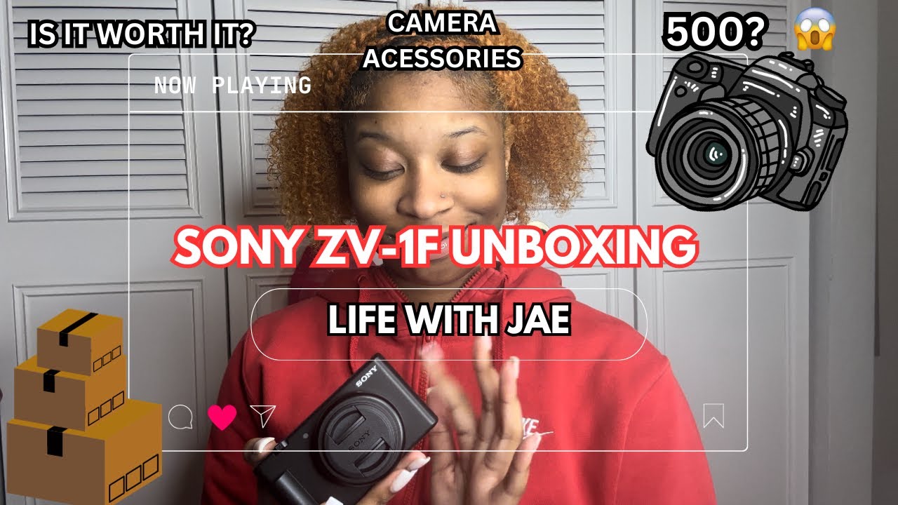 I FINALLY GOT A CAMERA!!! Song ZV-1F Camera unboxing+Amazon Accessories ...