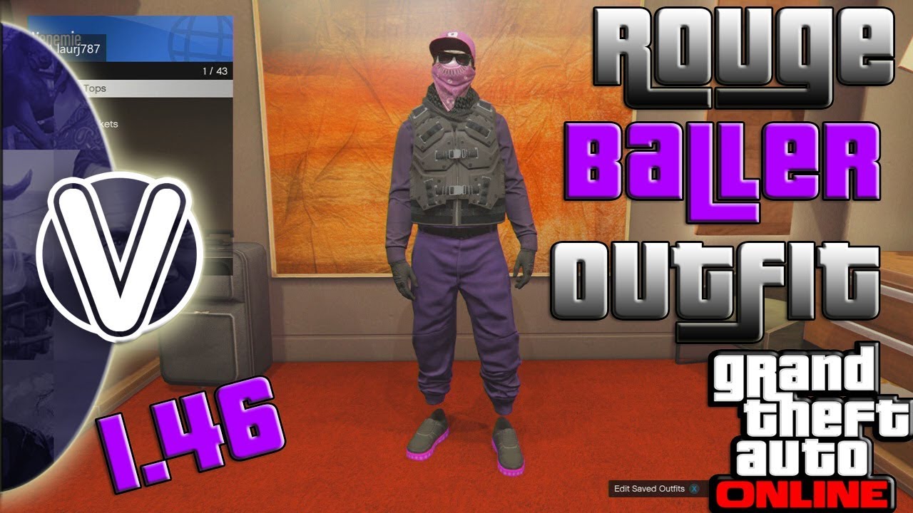 GTA 5 Online | How To Create The Rouge Baller Outfit 1.46 (GTA 5 Online ...