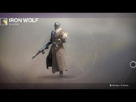 Destiny 2 Warlock with Valkyrian Ornaments and Iron Wolf Shader - YouTube