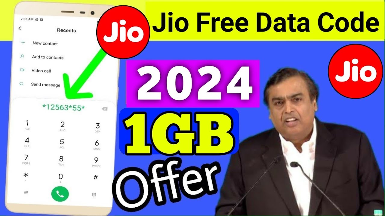 Jio 1GB Free Data Offer Today | My Jio App Se Free Me Data Kaise le ...