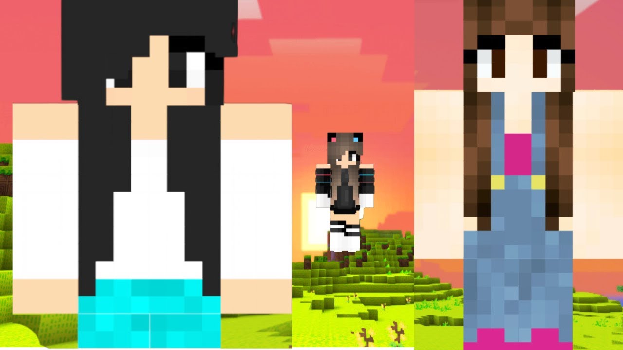 CONSTRUÍ A JULIA MINEGIRL E A CRIS MINEGIRL TAMANHO GIGANTE NO ...