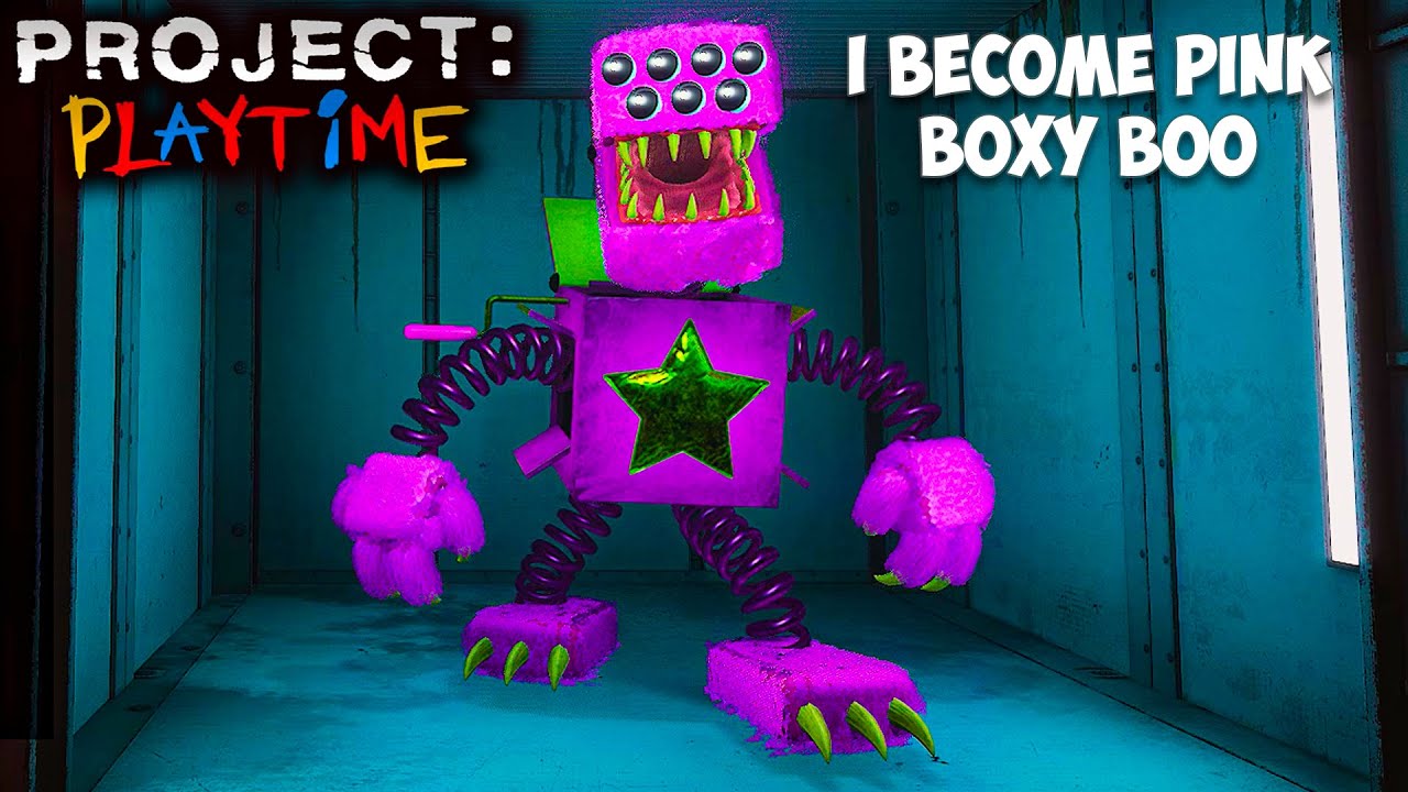 Project Playtime - I Become Pink Boxy Boo - YouTube