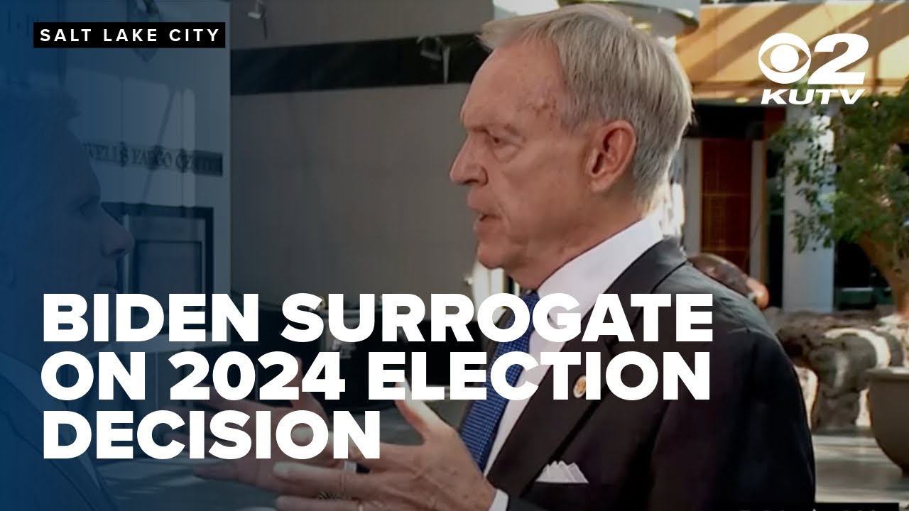 Pres. Joe Biden's Utah surrogate, Scott Howell, talks about response to ...