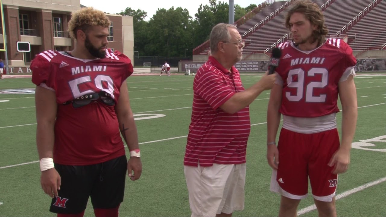 2018 Miami Football Fall Camp - Doug Costin & Pasquale Calcagno - YouTube