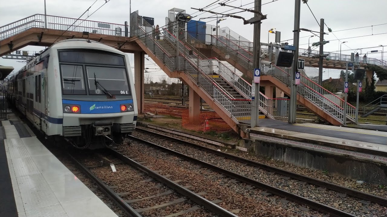 RER-E MI2N EOLE Z22500 en gare de Gretz-Armainvilliers - YouTube