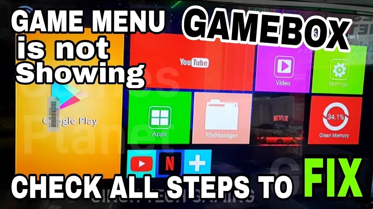 (fix) Gamebox Android Menu coming instead of Game Menu - YouTube