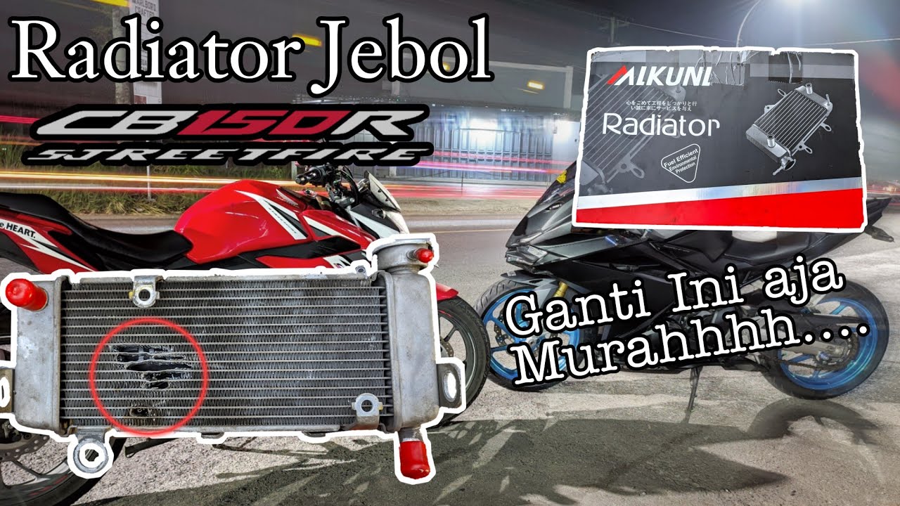 RADIATOR MIKUNI NEW CB150R K56 - YouTube