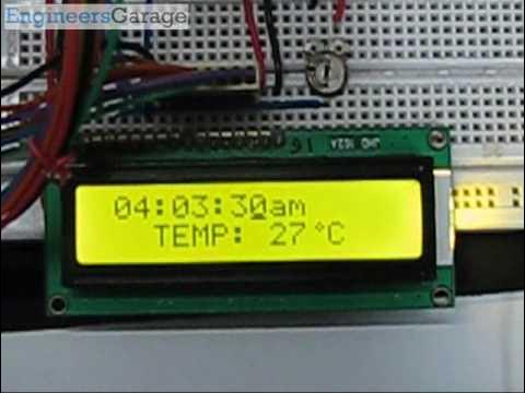 8051 Microcontroller based Digital Clock Project with Thermometer with circuit & C code - YouTube