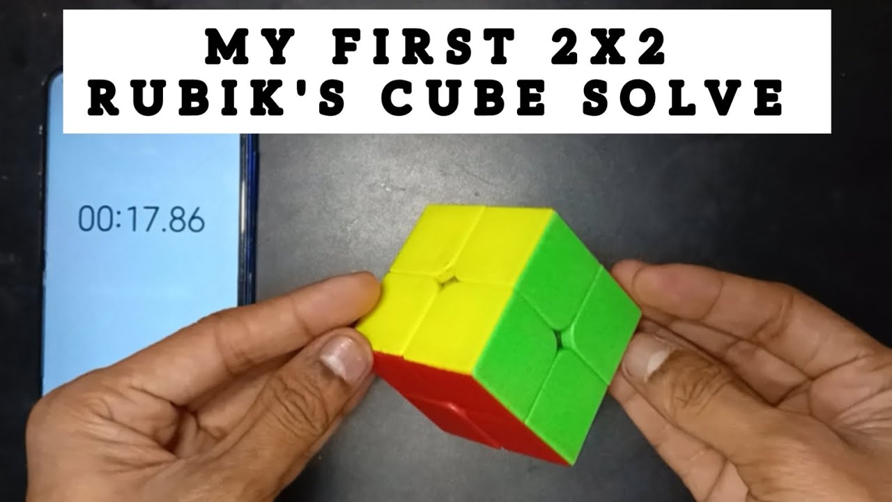 I solved first time my 2x2 Rubik's cube - YouTube