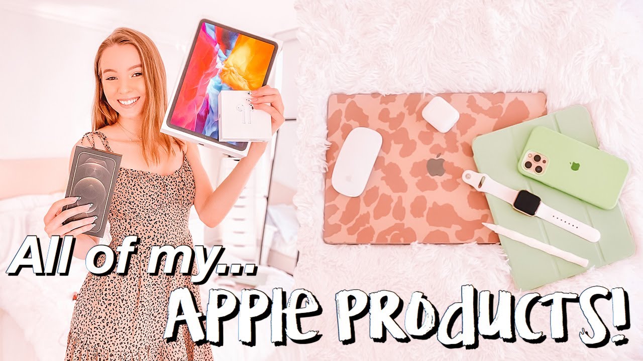 My Apple Products Collection 2021! |ipad pro, iphone 12 , macbook pro ...