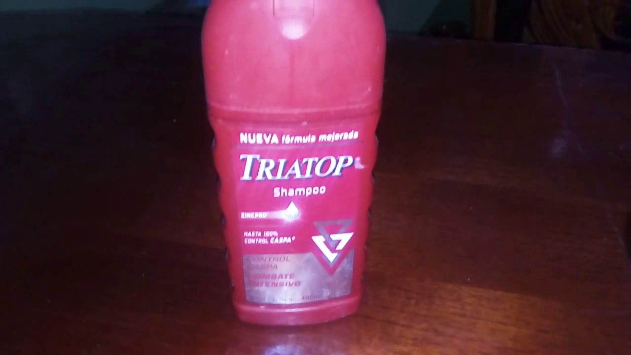 TRIATOP SHAMPO CONTROL CASPA/COMBATE INTENSIVO - YouTube