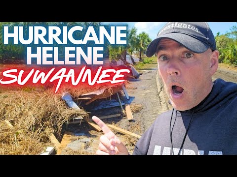 MAJOR DAMAGE. Suwannee Florida. Hurricane Helene. LIVE - YouTube