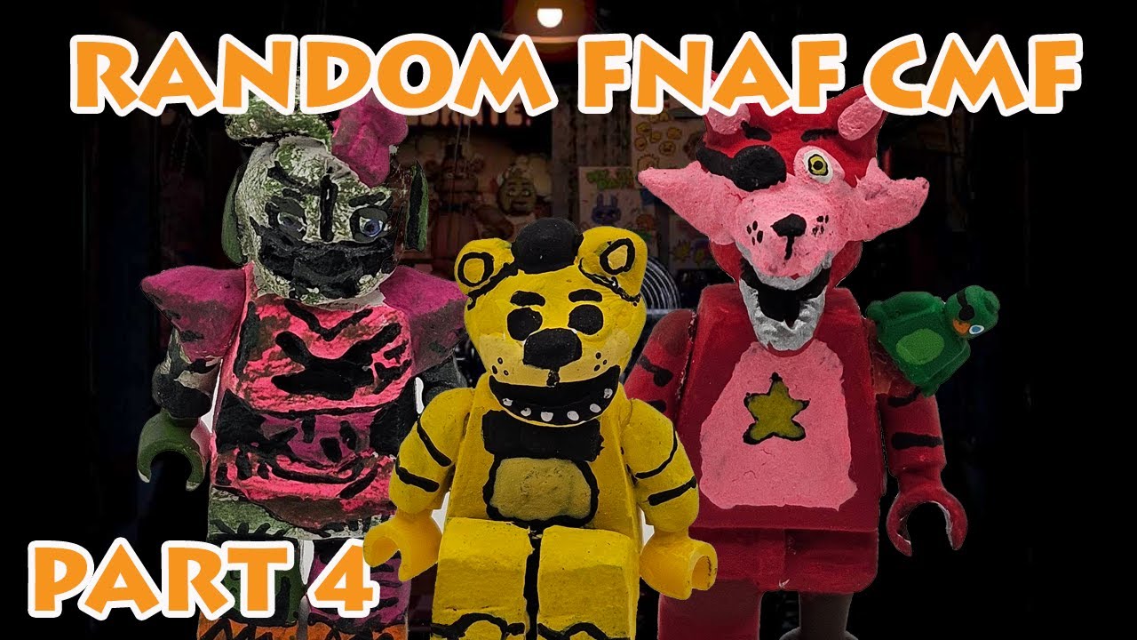 Lego Random Custom Fnaf Minifigures Showcase Part 4 Rockstar Foxy ...