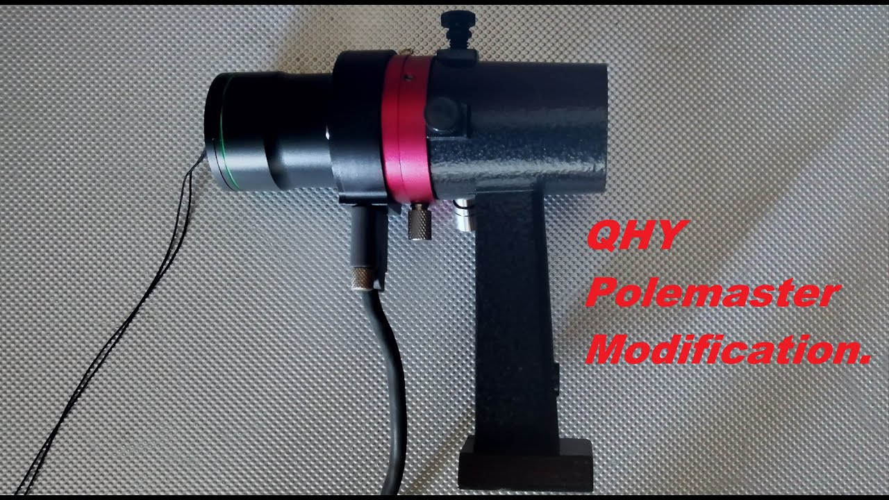 QHY Polemaster Modification using a Skywatcher 6 X 30 Finderscope Bracket - YouTube
