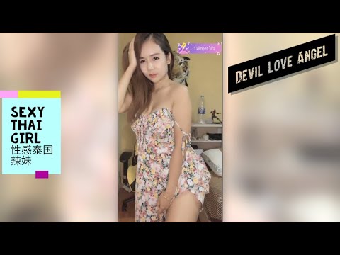 hot busty Thai girl downblouse & sexy dance with low cut dress |Bigo Live| (2020-10-20) part 489
