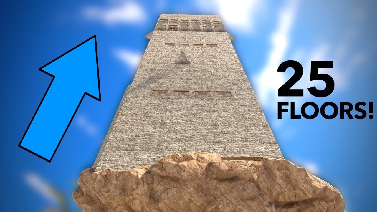 TALLEST MAN-MADE structure in RUST | RAIDING a SKYSCRAPER! - YouTube