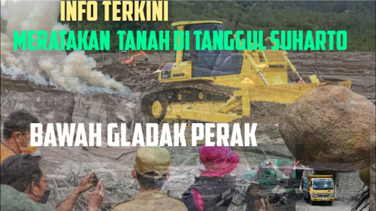🔴Proses meratakan tanah Tanggul Suharto finishing#infrastructure # ...