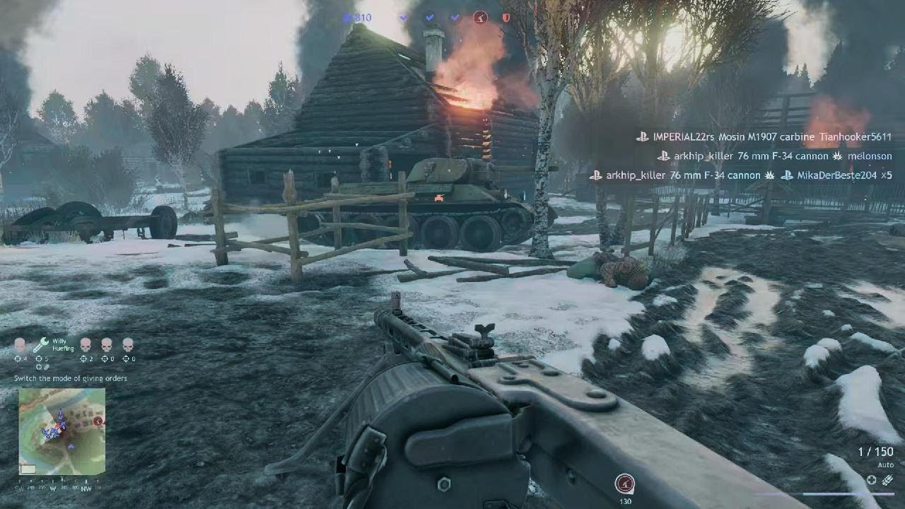 Enlisted; Birch Grove - Battle of Moscow Max Lvl Gameplay - YouTube