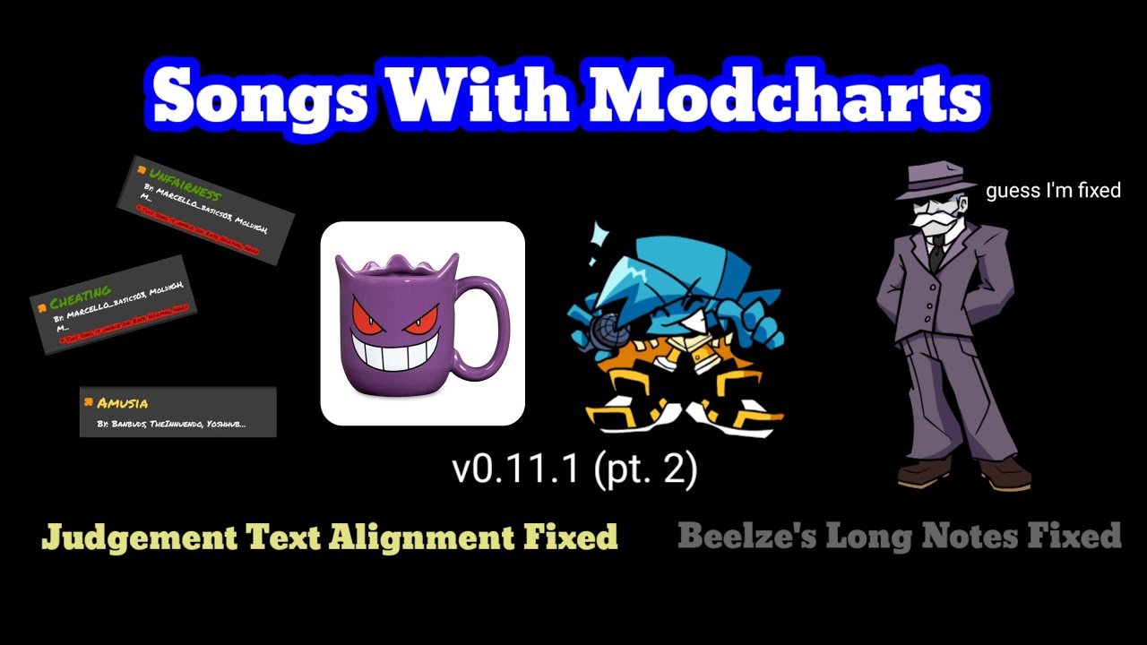 Songs With Modcharts + Few Noticed Changes (MMM Update v0.11.1) [Part 2] - YouTube