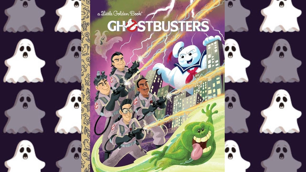 GhostBusters! kids book read along little golden books - YouTube
