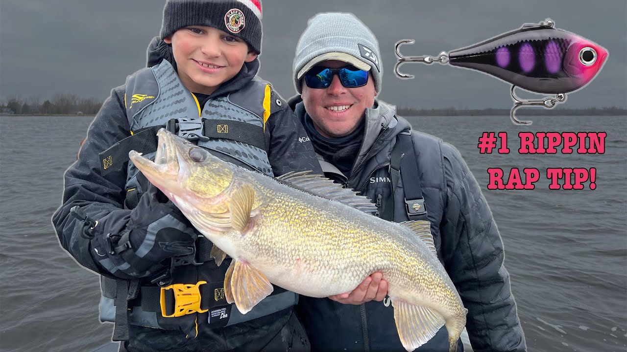 NUMBER 1 RIPPIN RAP TIP (Spring walleyes) - YouTube
