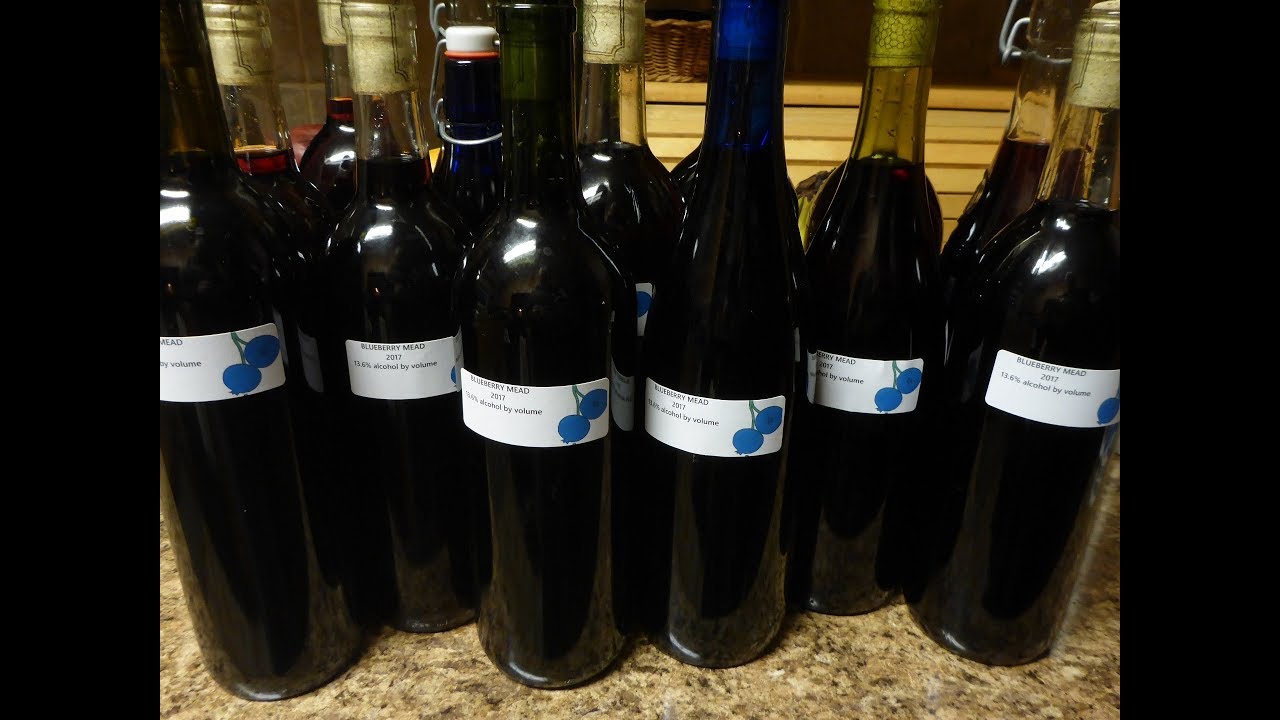 Making Blueberry Mead - YouTube