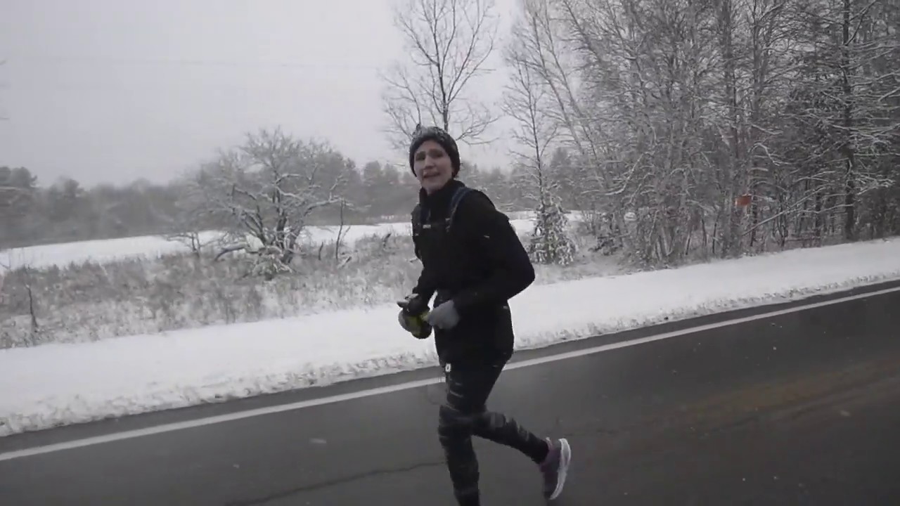 Jessica Hurlbut 110 mile run. - YouTube
