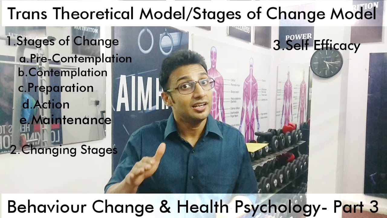 Behaviour Change & Health Psychology - Part 3 - Trans Theoretical Model ...
