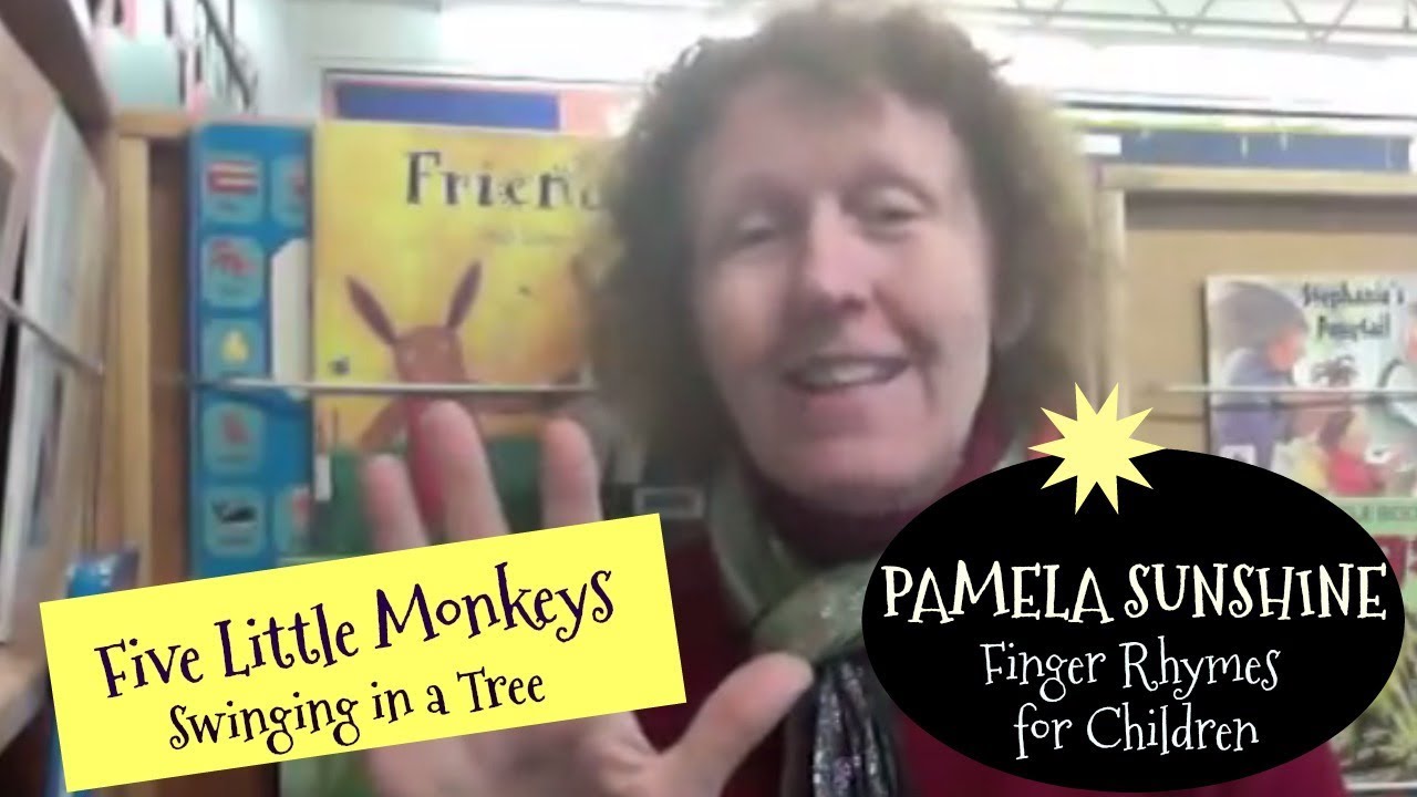 Five Little Monkeys Swinging in a Tree, Finger Rhyme, counting chant ...