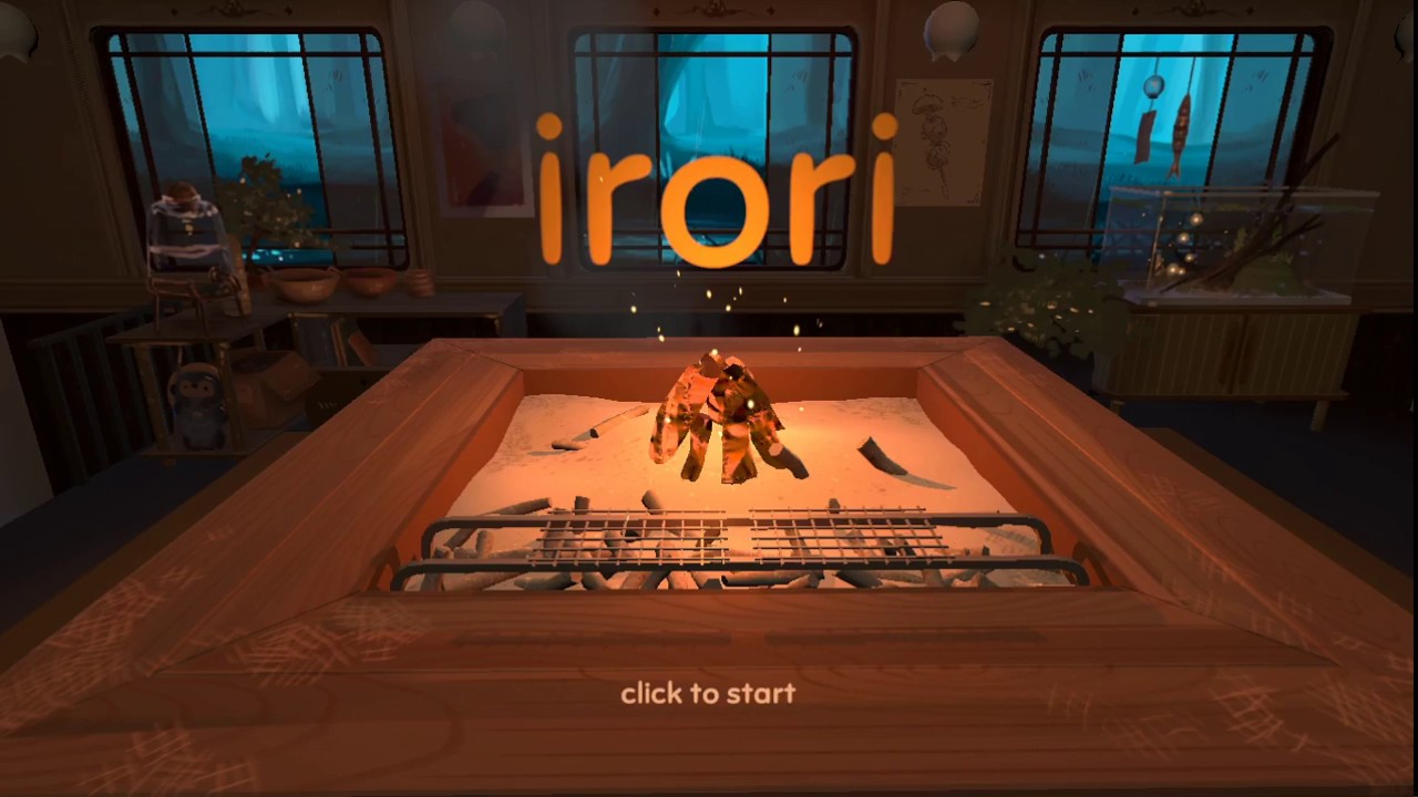 RELAXING COOKING GAME. Irori. Indie game 1 - YouTube