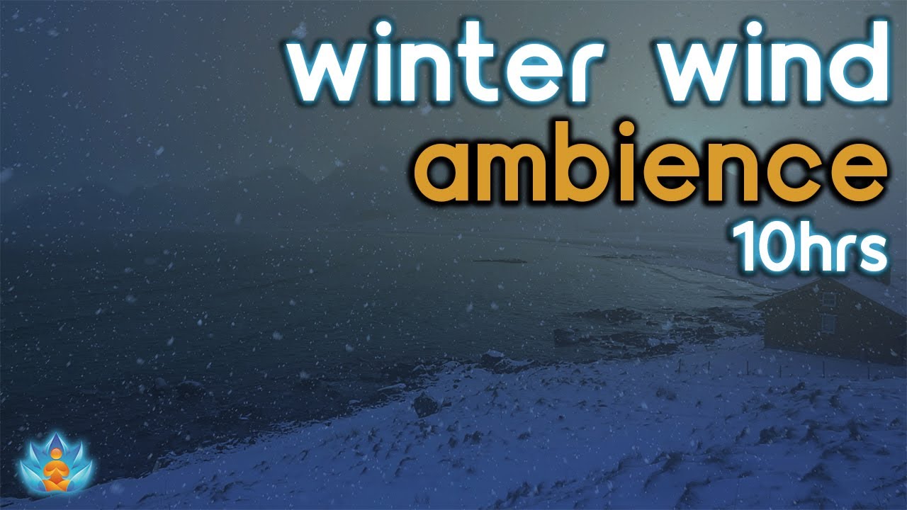 Winter Wind Ambience | Snow Storm Sounds | Wind Sounds for Sleeping ...