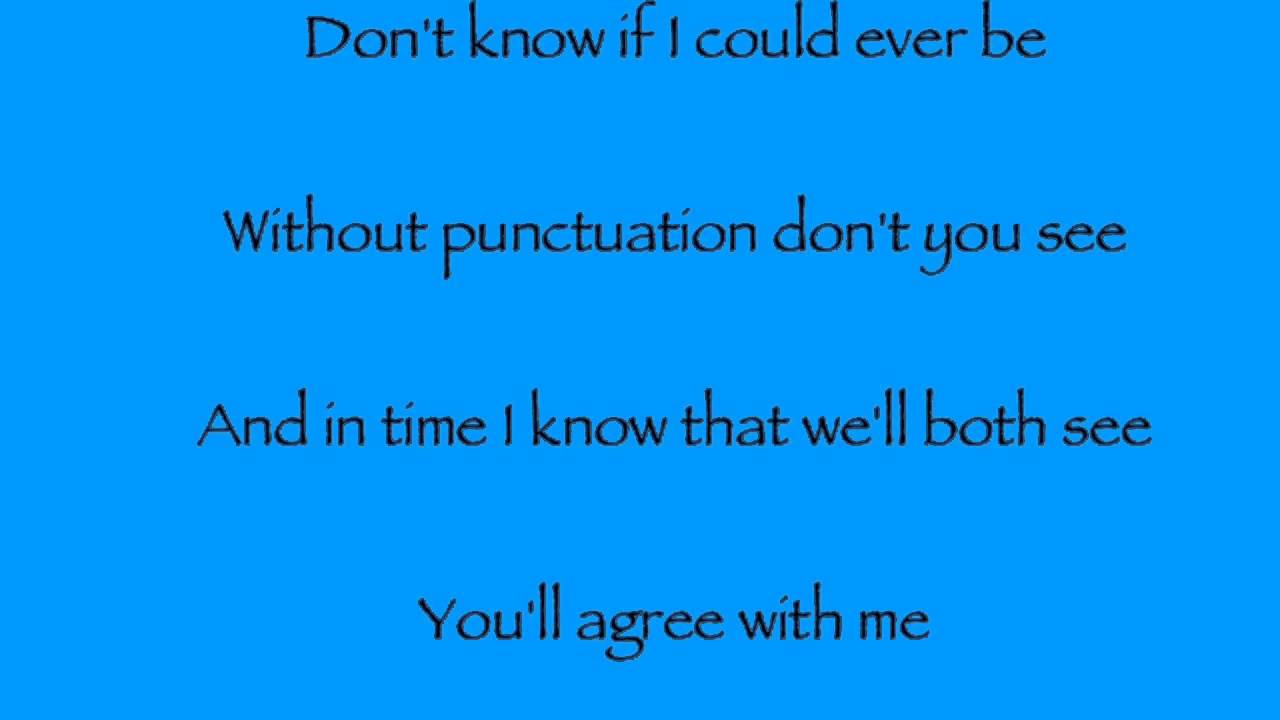 Punctuation Song - YouTube