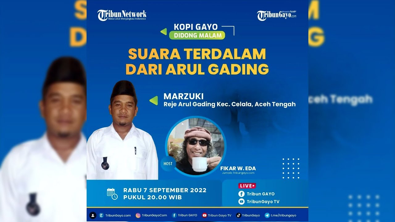 LIVE ))) LIVE KOPI GAYO, DIDONG MALAM Suara Terdalam Dari Arul Gading ...