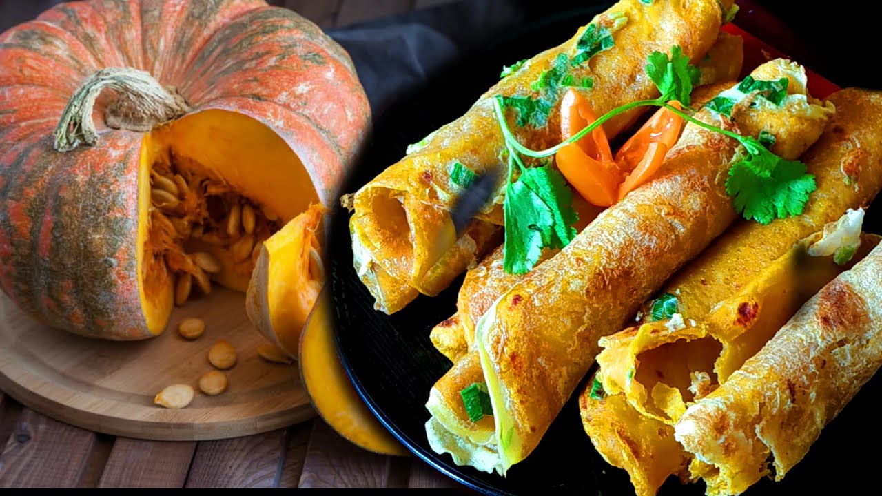 Kreasi olahan waluh labu kuning || enak banget buat sarapan || roti ...