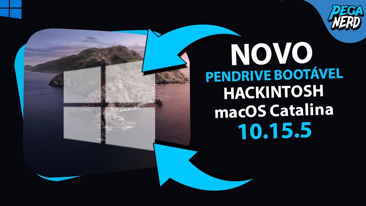 HACKINTOSH - Pen Drive Bootável WINDOWS macOS Catalina 10.15.5 👾 - YouTube