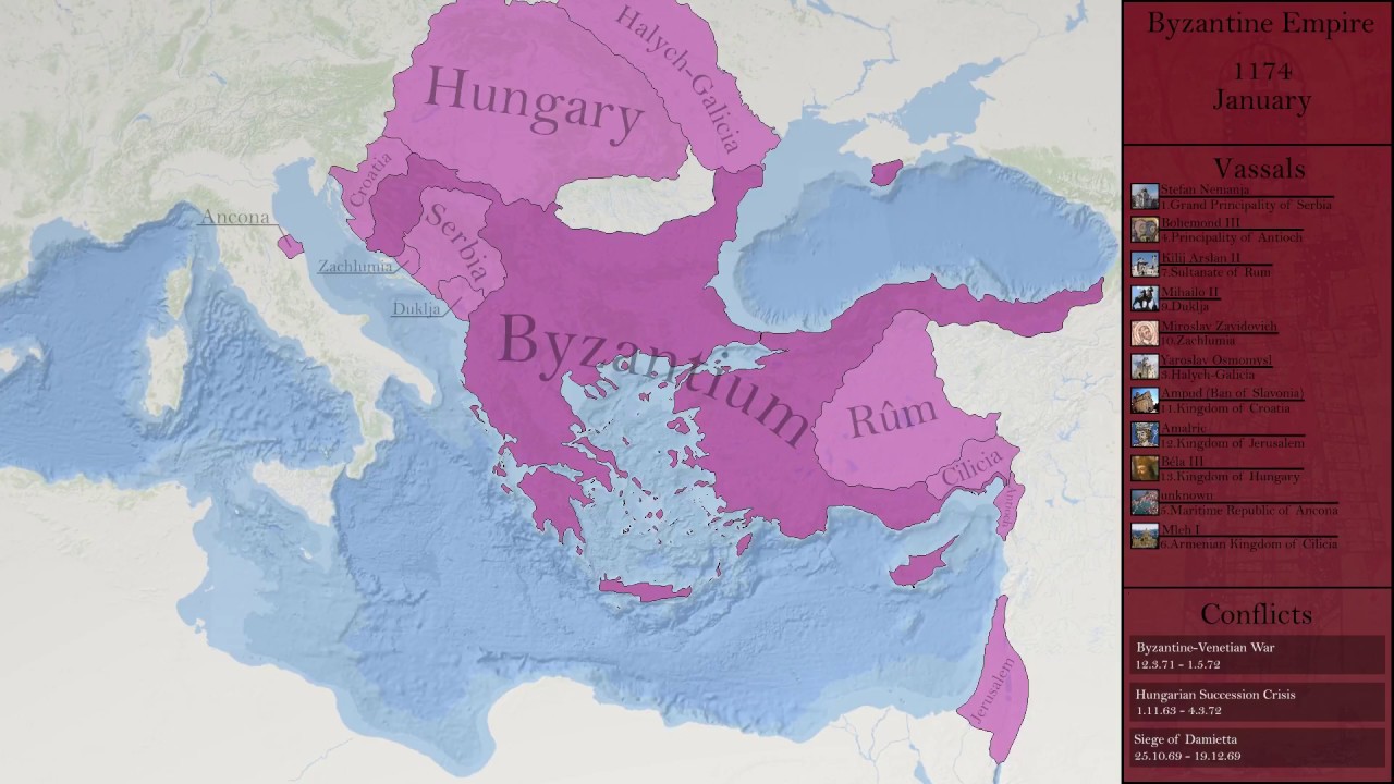 The Reign of Manuel I: Every Month (1143-1180) - YouTube