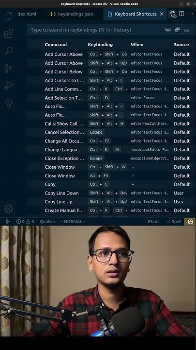 VS Code Custom Keyboard Shortcut - YouTube