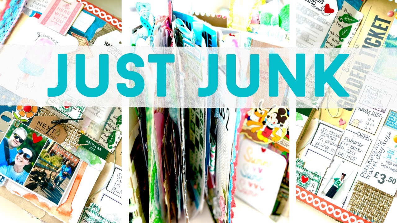 HOW TO JOURNAL WITH JUNK | Weekly Junk Journal - YouTube