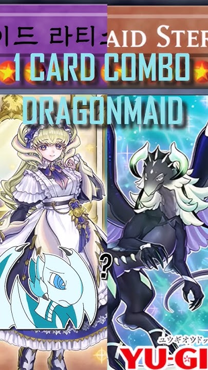 1 CARD COMBO DRAGONMAID #遊戯王 #yugioh #yugiohcommunity #tcg #dragonmaid #dragoncella - YouTube