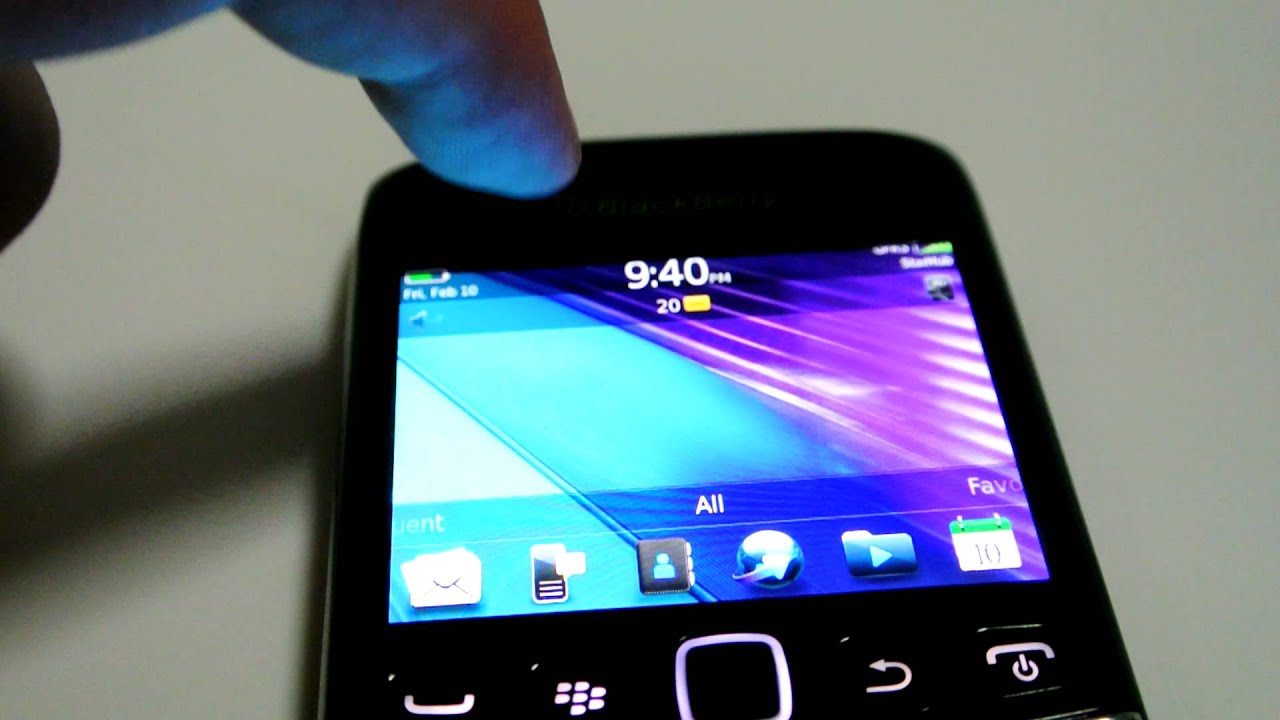 Easy Lock Pro on BlackBerry Bold 9790 - YouTube