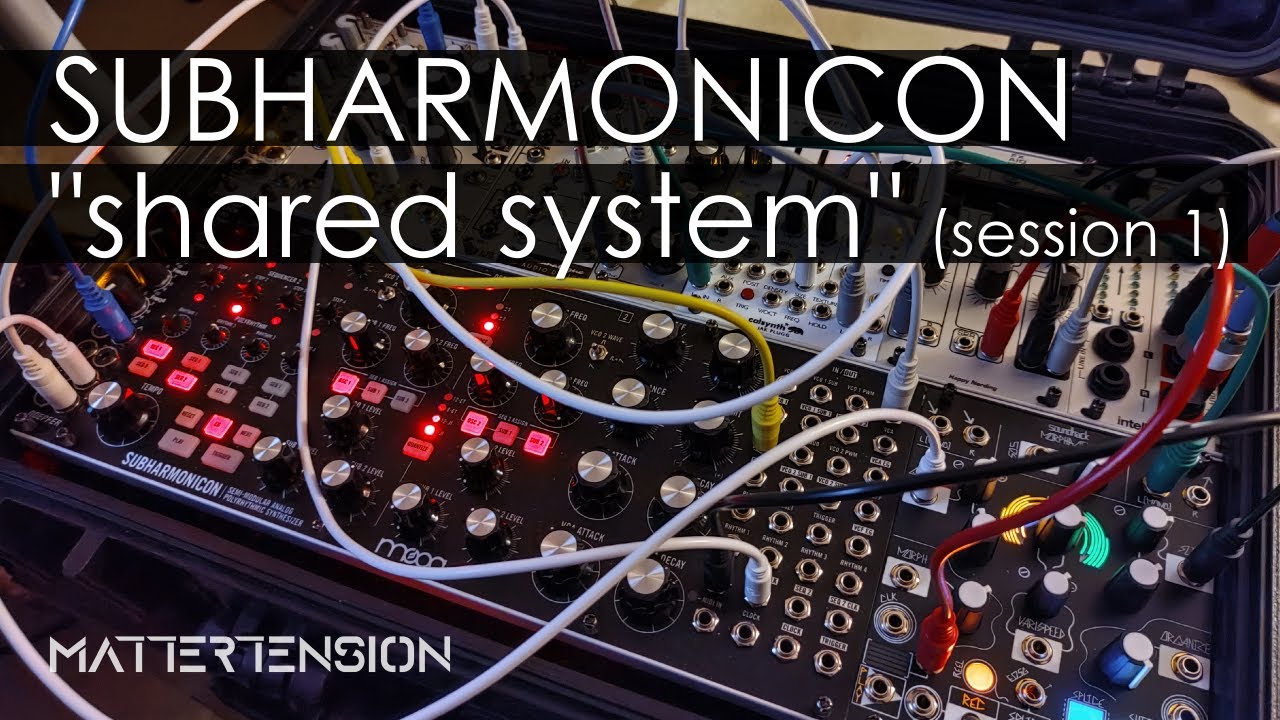 Subharmonicon "Shared System" (session 1) - YouTube