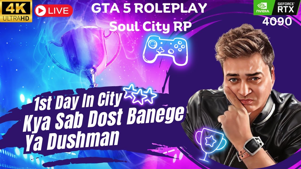 1st Day at Soul City Roleplay | RTX 4090 | GTA 5 RP 4K Stream - YouTube